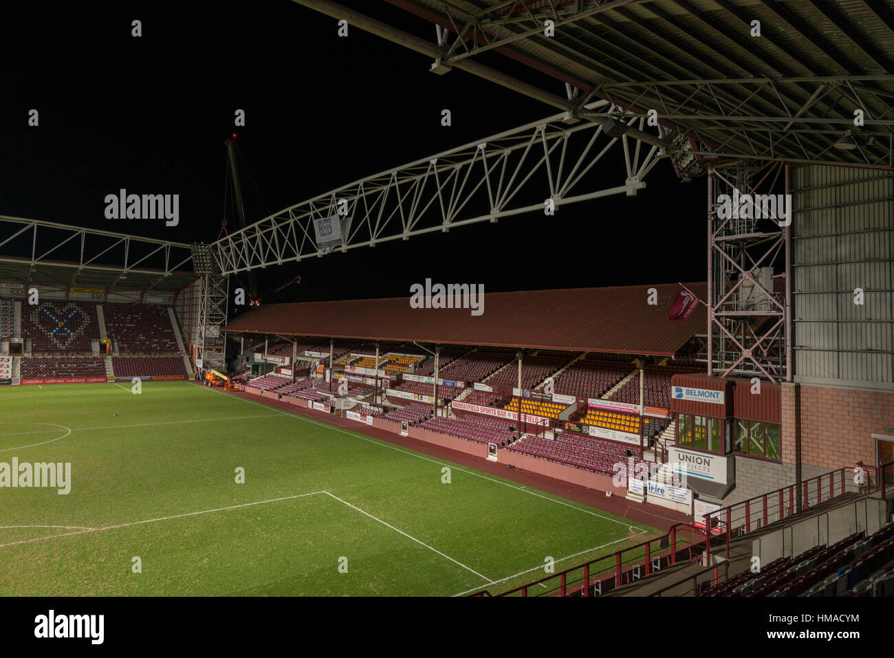 Edinburgh, UK. 2nd Feb 2017. Heart of Midlothian FC's redevelopment of ...
