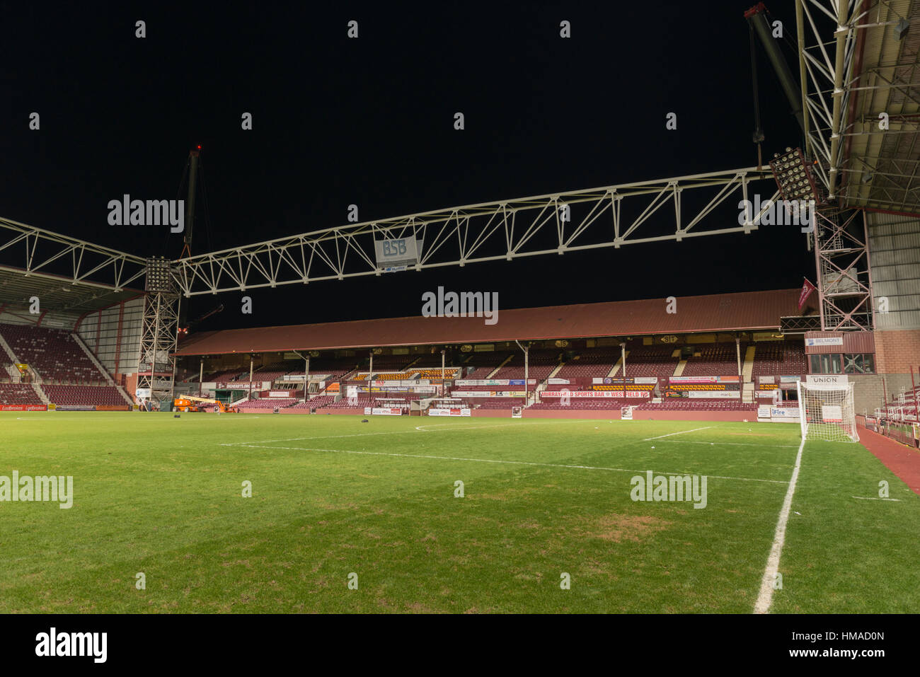 Edinburgh, UK. 2nd Feb 2017. Heart of Midlothian FC's redevelopment of ...