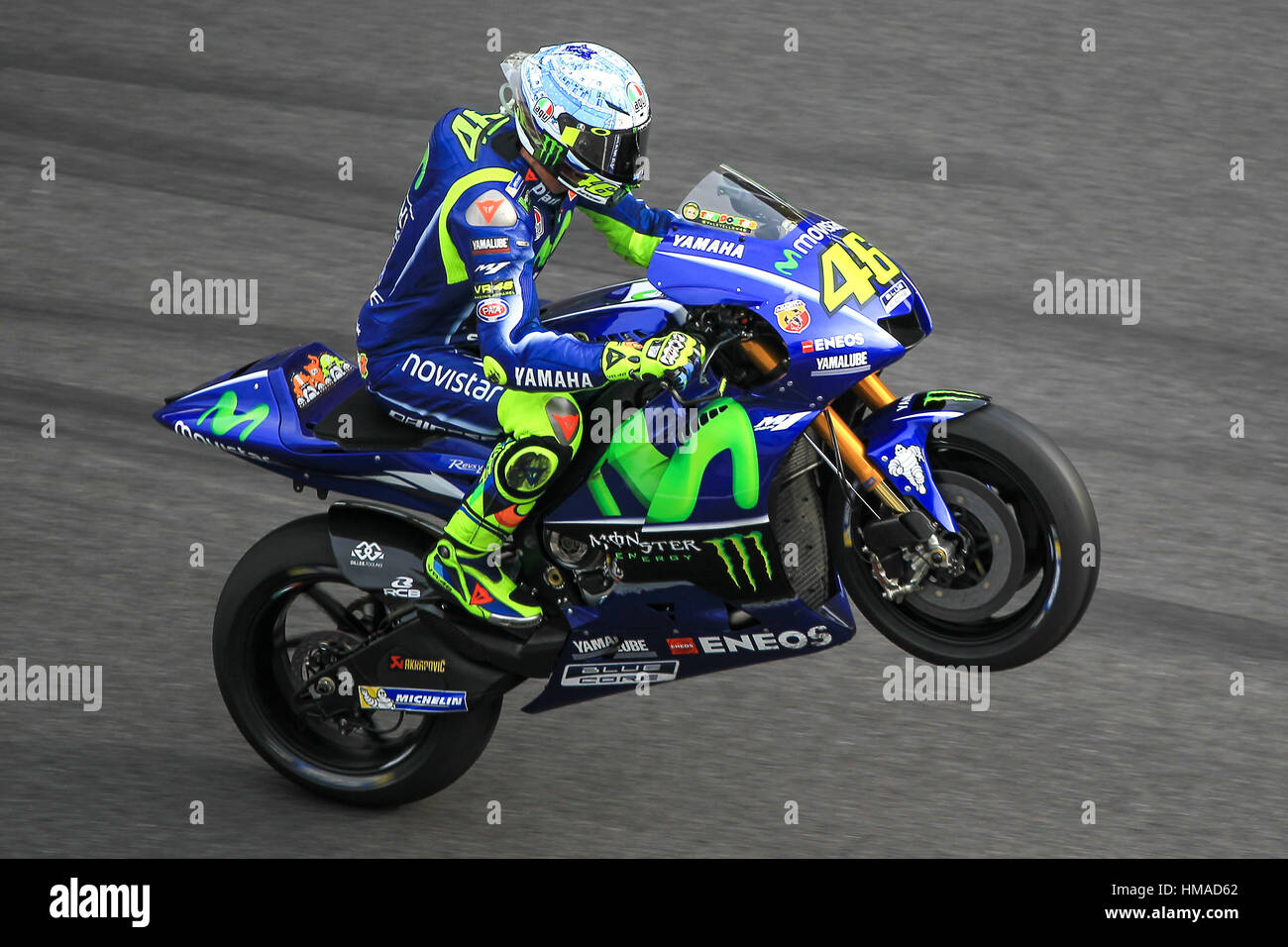 Kuala Lumpur, Malaysia. 1st Feb, 2017. Valentino Rossi of Movistar ...