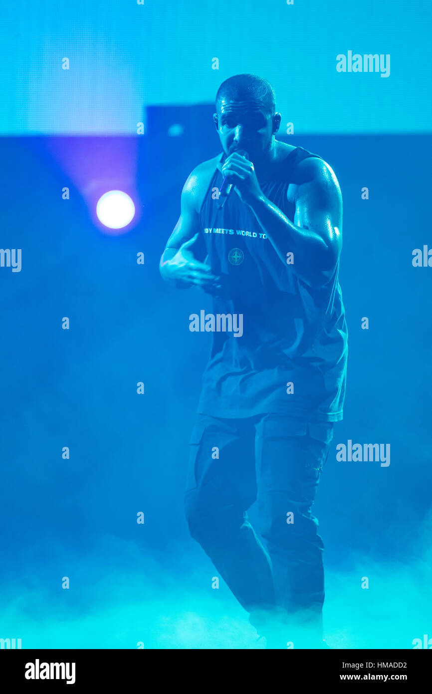 London, UK. 30th Jan, 2017. Drake, performs The boy meets world tour at ...