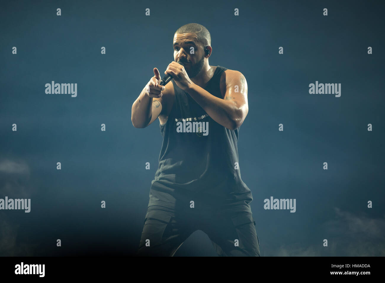 London, UK. 30th Jan, 2017. Drake, performs The boy meets world tour at ...