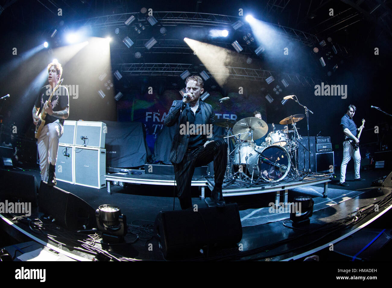 Milan, Italy. 02nd Feb, 2017. The English hardcore punk band Frank ...