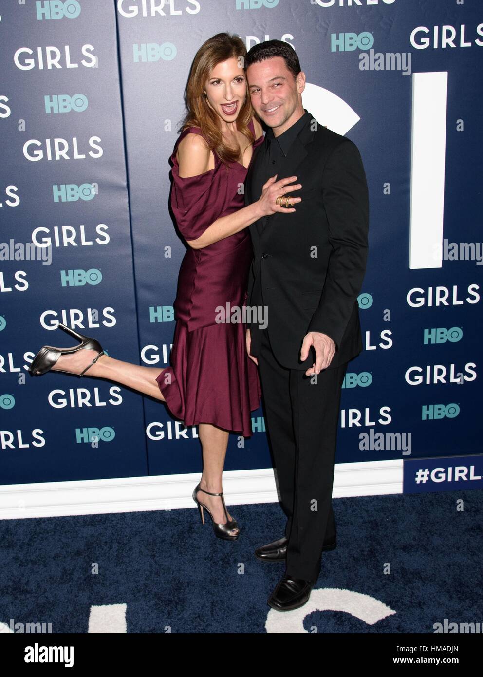 New York City, USA. 2nd Feb, 2017. Alysia Reiner, David Alan Basche ...