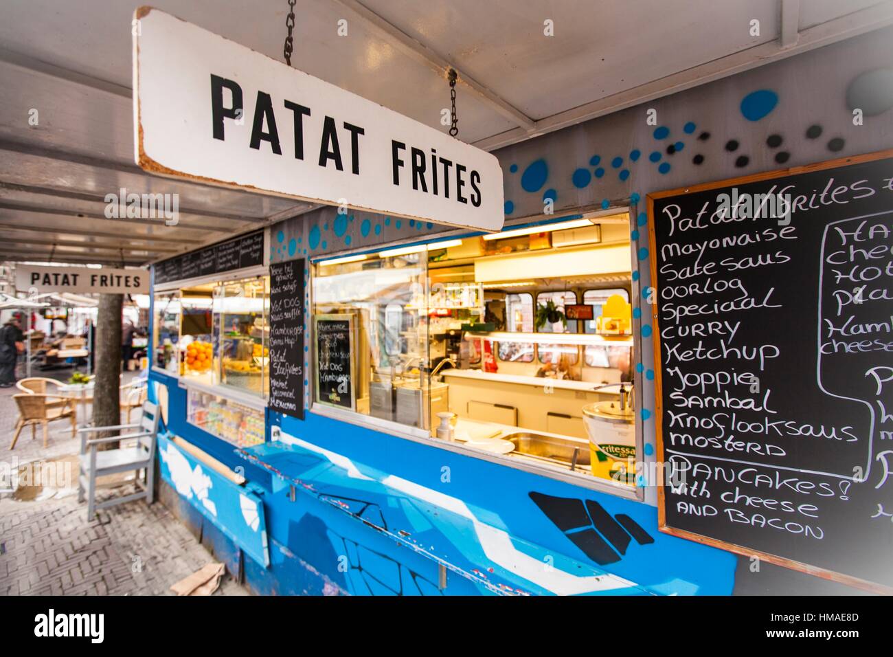French fries stall hi-res stock photography and images - Alamy