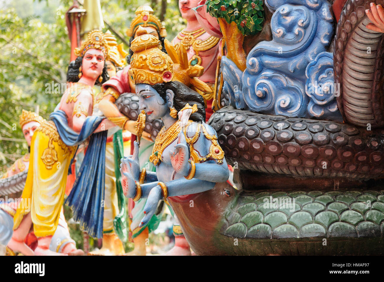 Hindu colorfull temple Stock Photo - Alamy