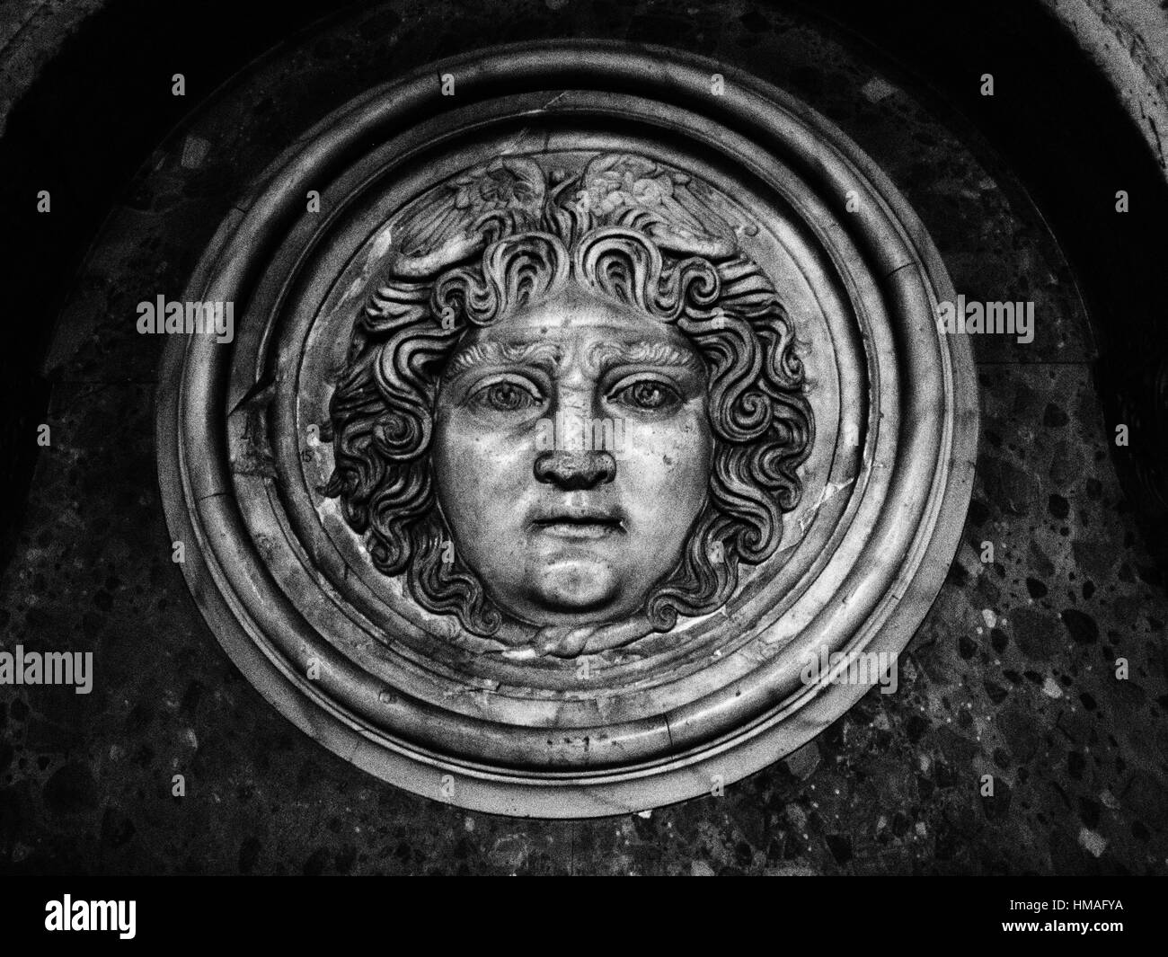 Medusa head of medusa turkey Black and White Stock Photos & Images - Alamy