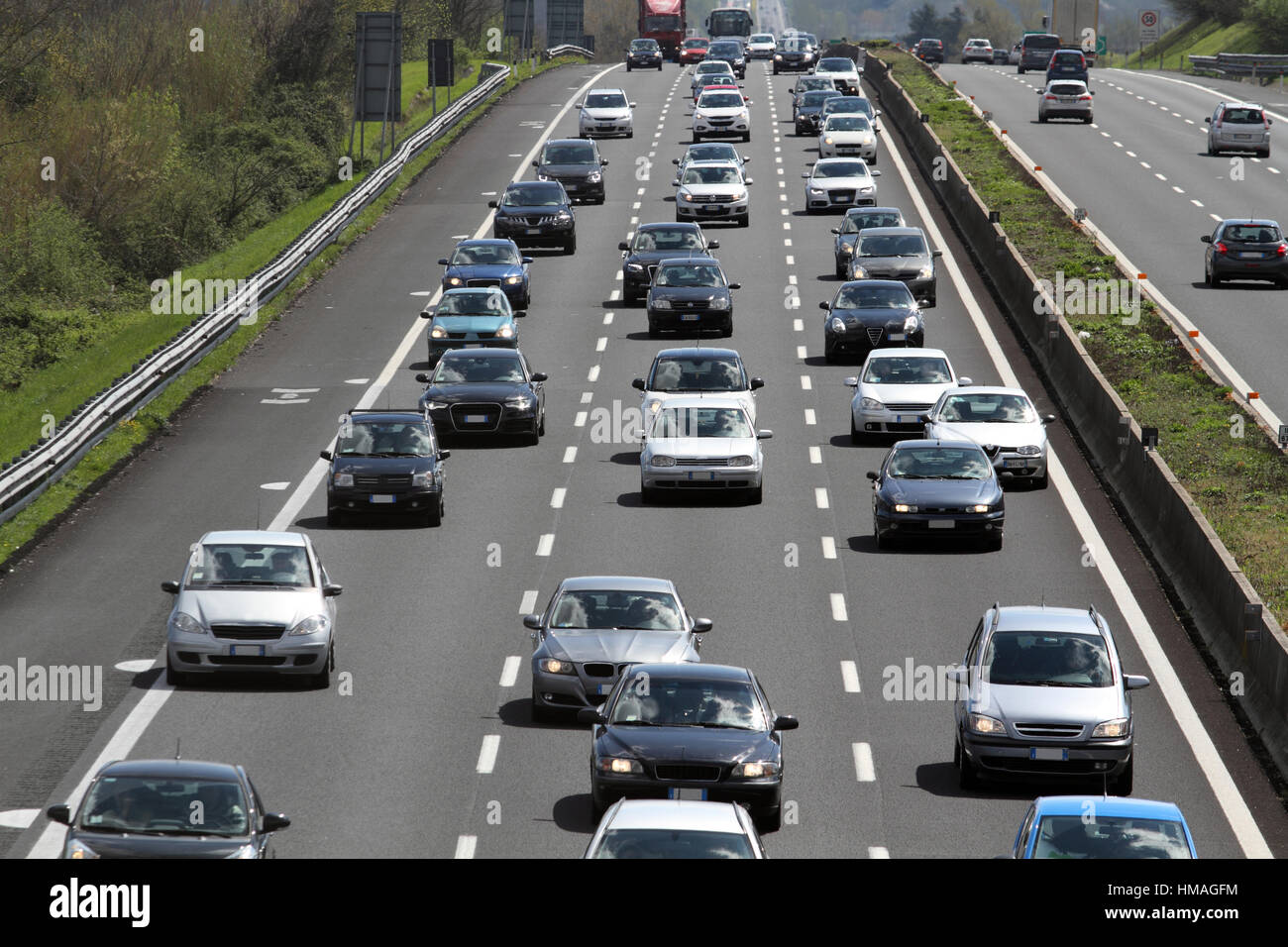 the traffic on highway Stock Photo - Alamy