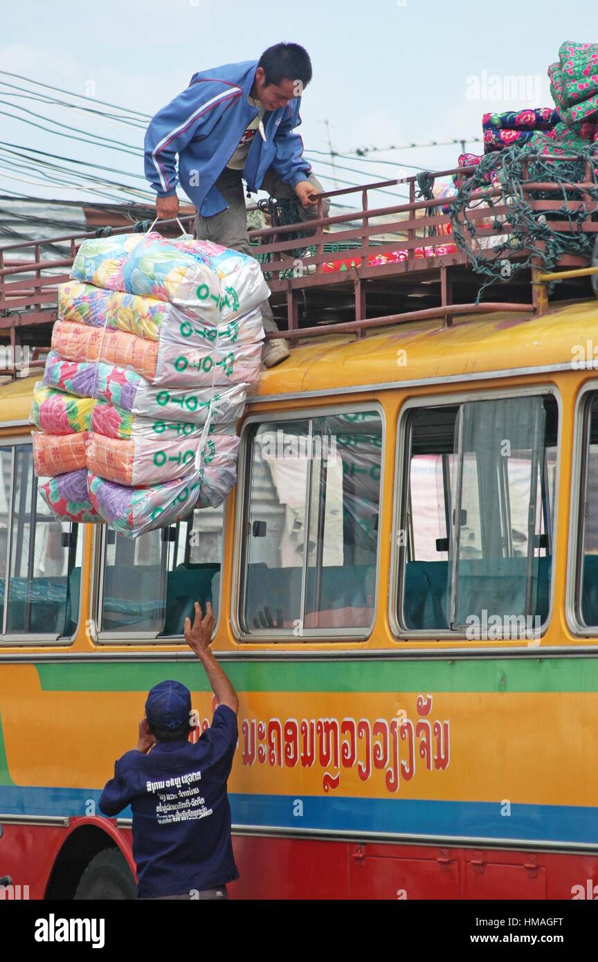 Bus At Station Vientiane High Resolution Stock Photography and Images ...