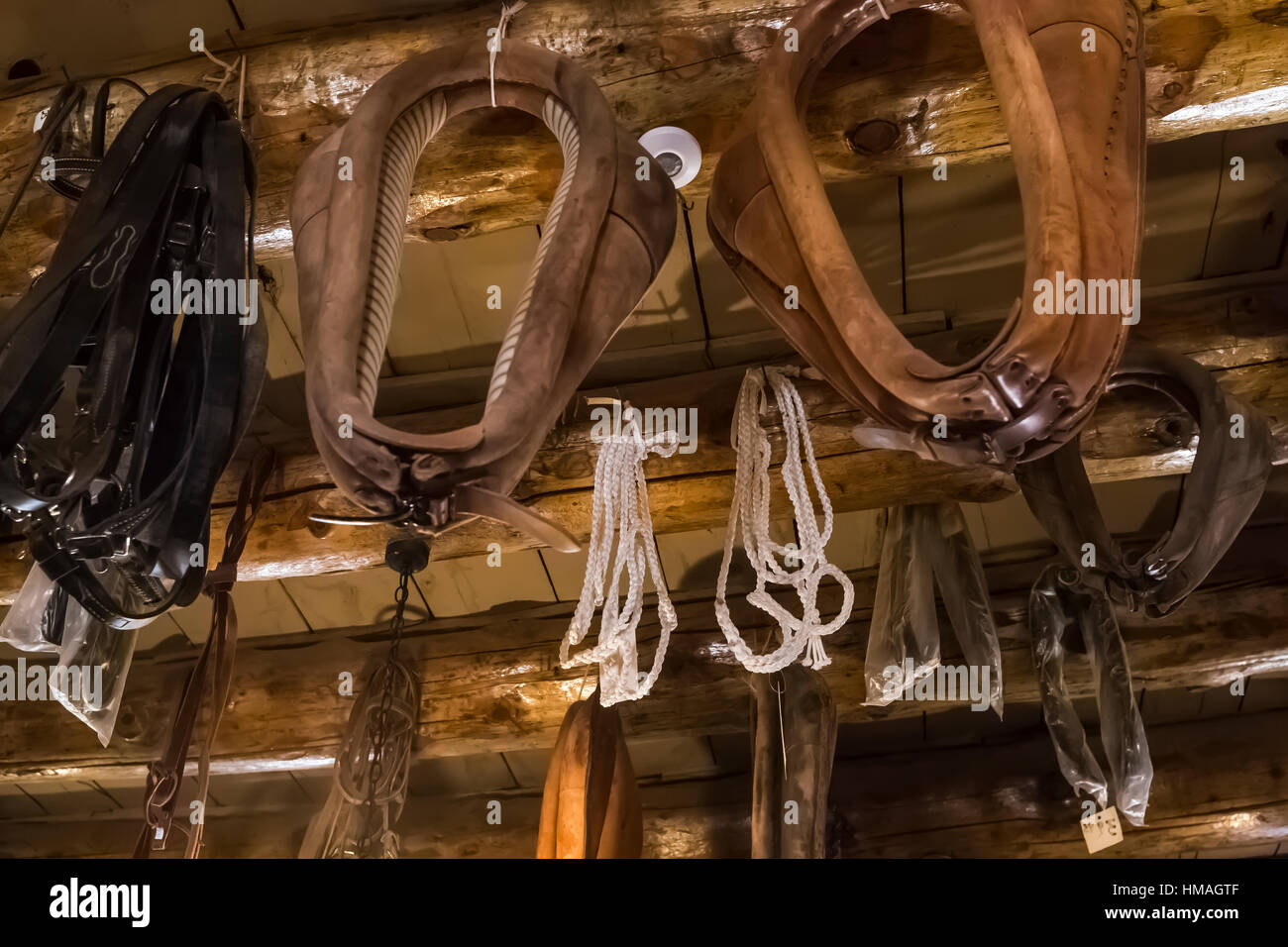 Tack for sale in the trading post, Hubbell Trading Post National ...