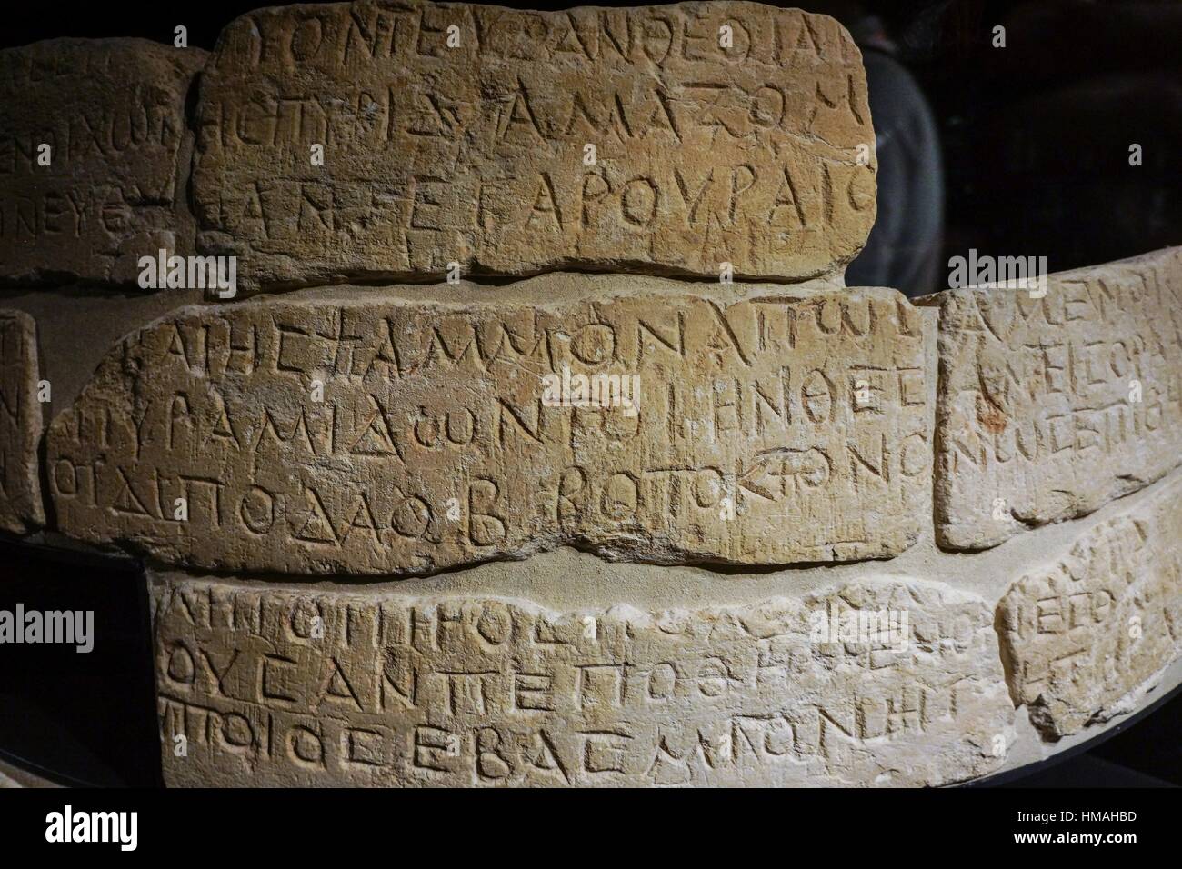 Ancient Greek Inscriptions High Resolution Stock Photography and Images ...