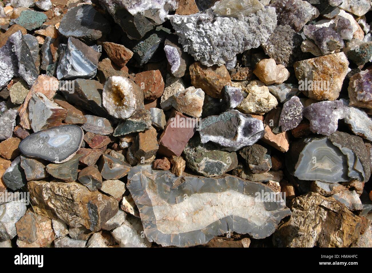 Wanda Mine Semi precious stone open mine exploited using tunnels ...