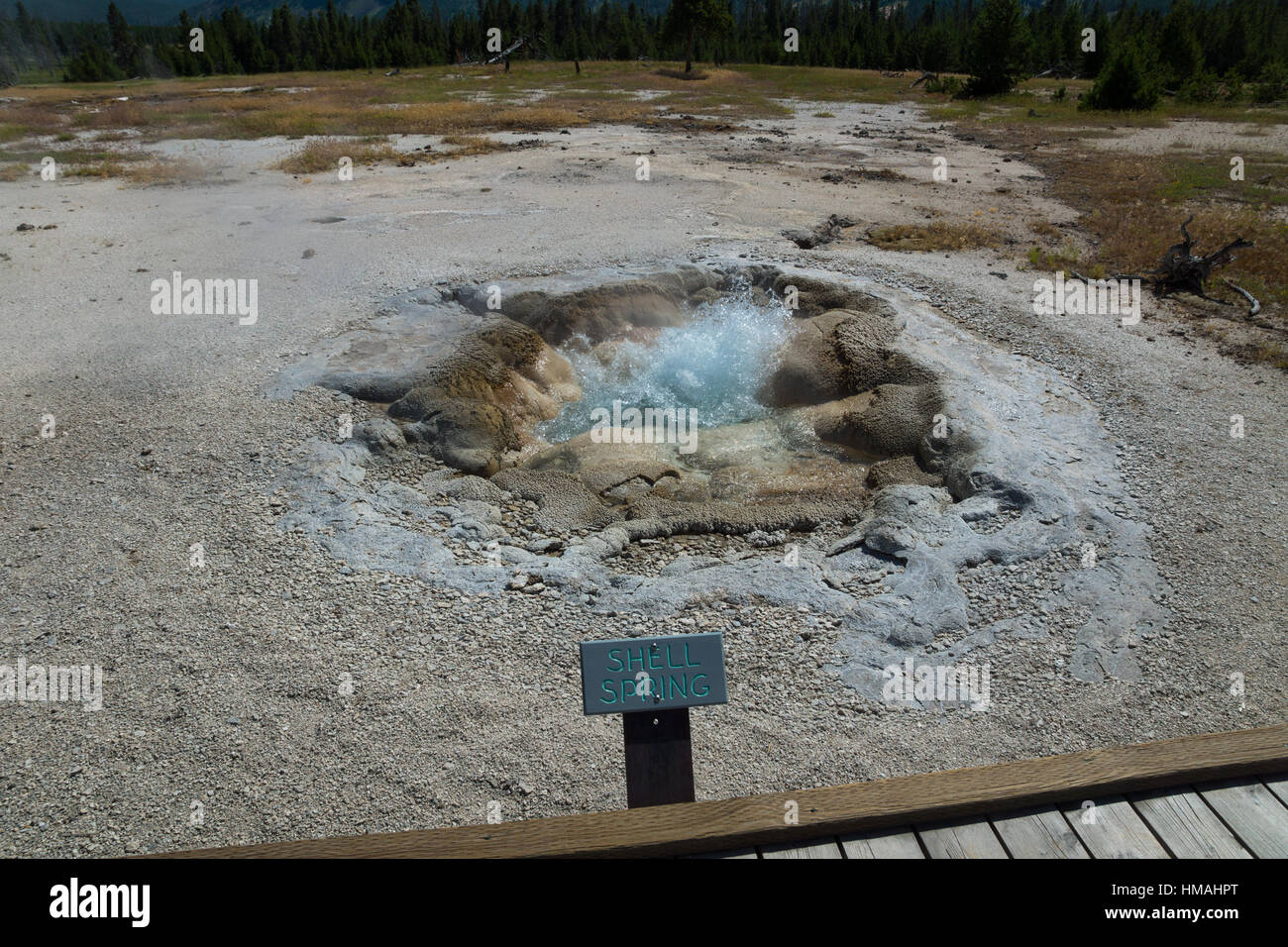 Biscuit Basin, Yellowstone National Park, Wyoming, USA Stock Photo - Alamy