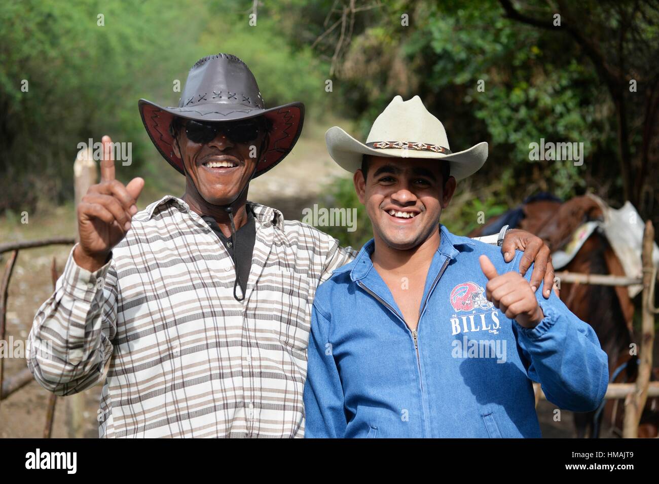 Happy cuban men in trinidad hi-res stock photography and images - Alamy