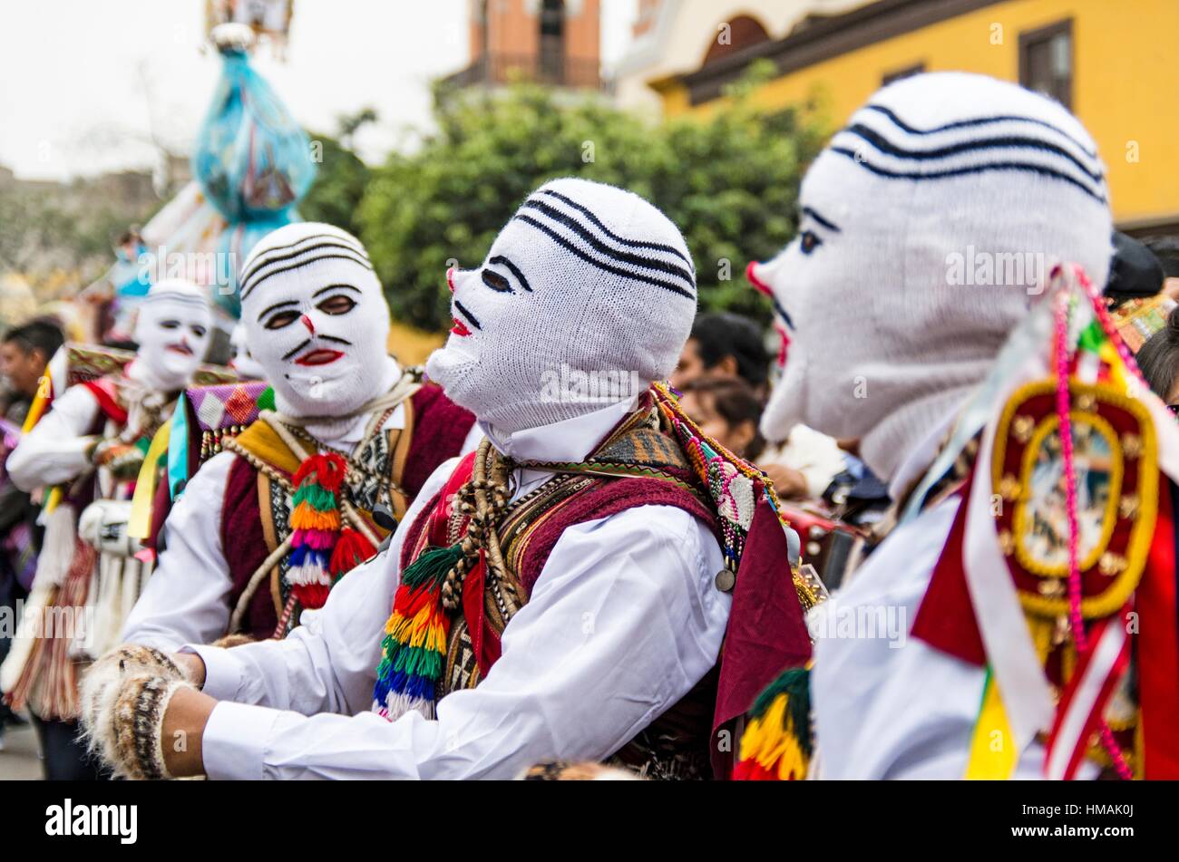 Procession of the Virgin of Carmen de Paucartambo (Mamacha Carmen) in ...