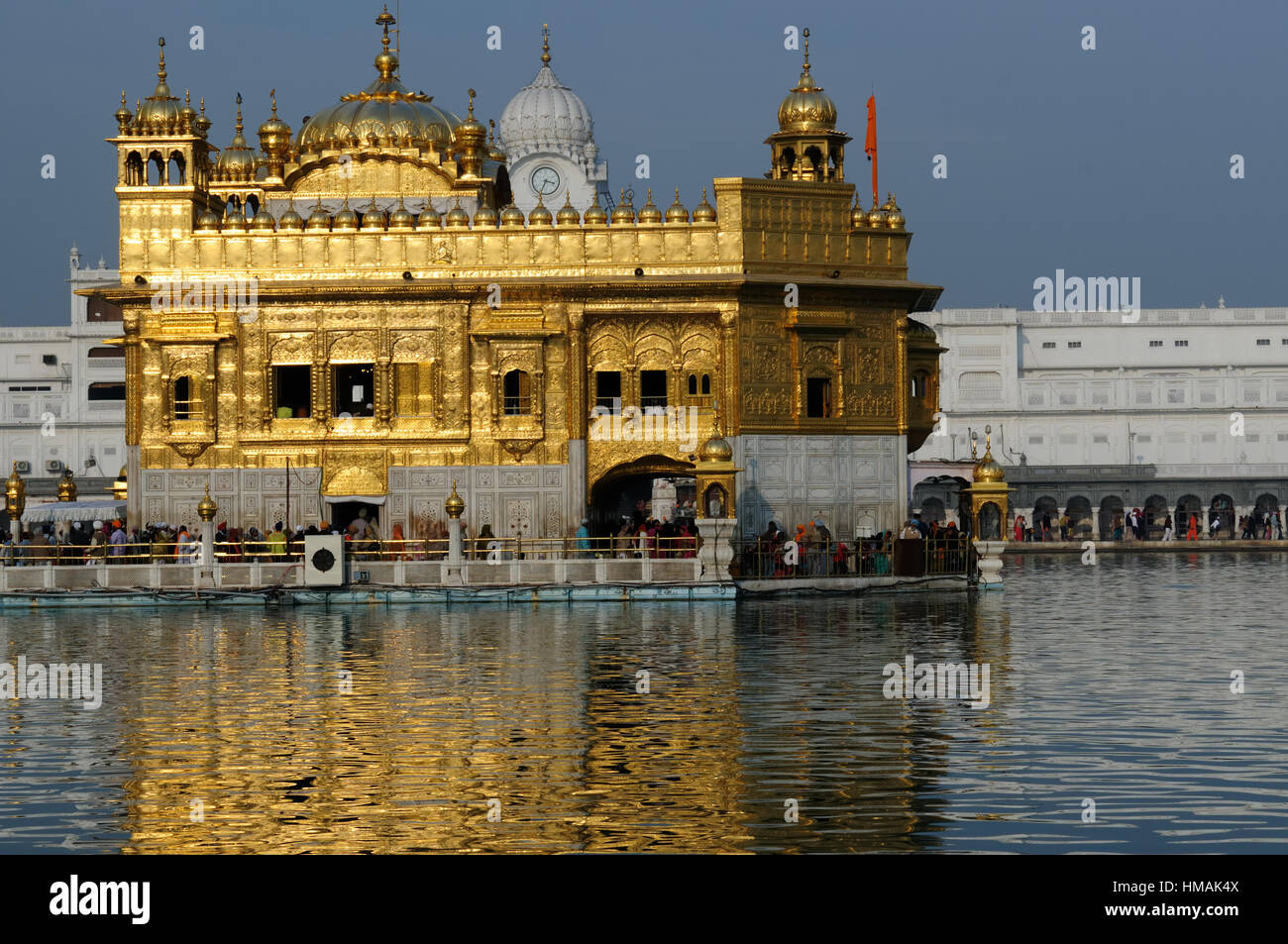 Golden temple (Sri Harimandir Sahib) in Amritsar. It is a central ...