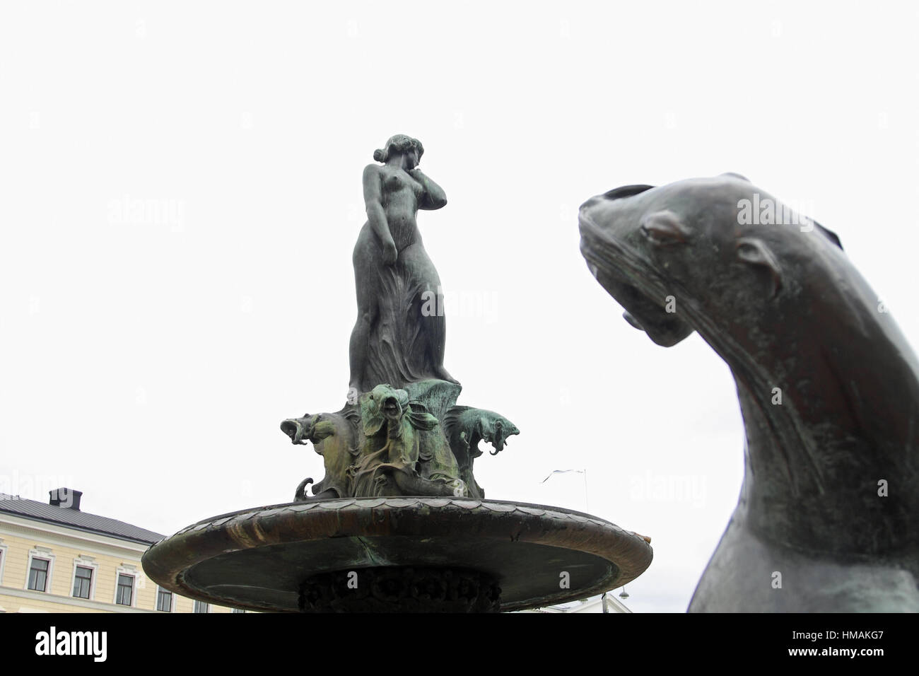 Havis Amanda statue, by sculptor Ville Vallgren; Market Square ...