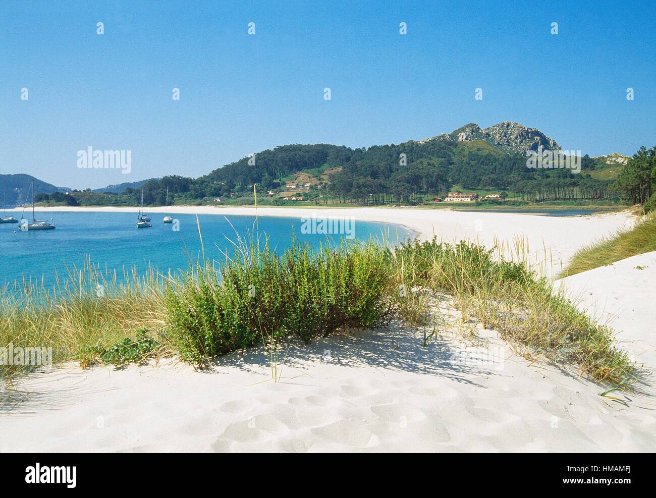Rodas beach. Cies Islands, Atlantic Islands National Park, Pontevedra ...