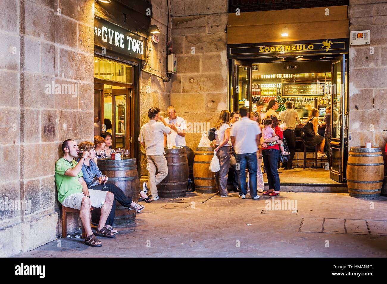 Bilbao old town hi-res stock photography and images - Alamy