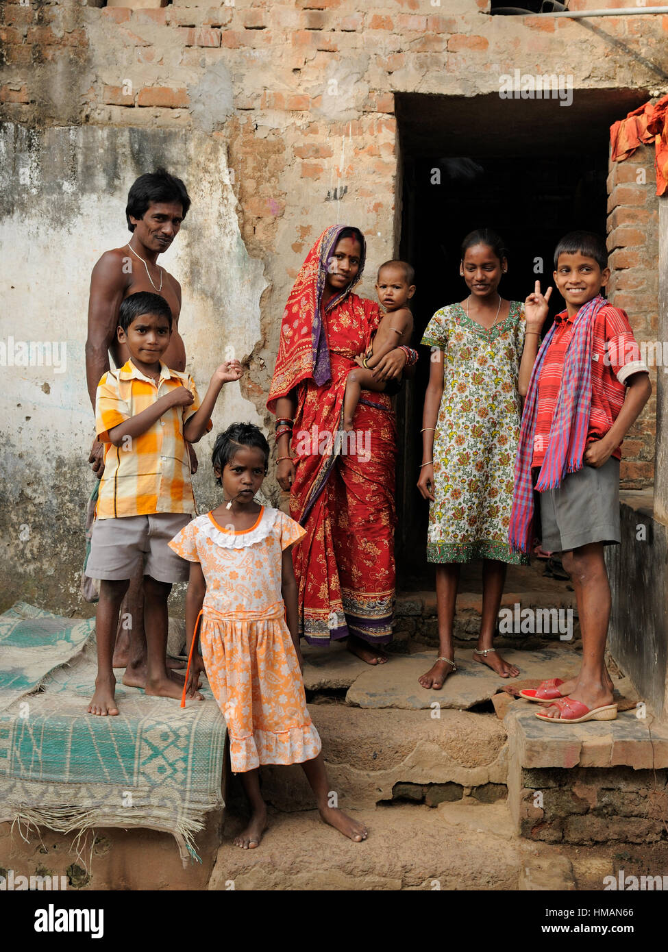 Indian farmer family standing hi-res stock photography and images - Alamy