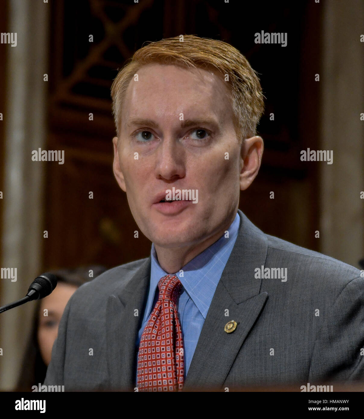 Washington, DC., USA, 18th January, 2017 Senator James Lankford (R-OK ...