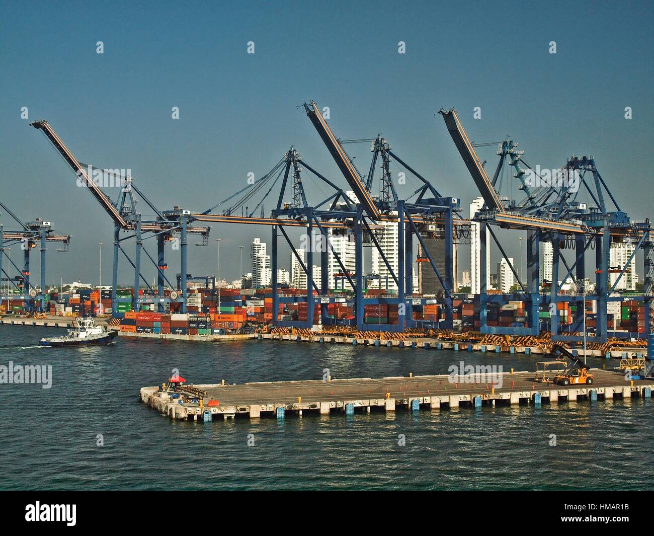 Container Port At Cartagena High Resolution Stock Photography and ...