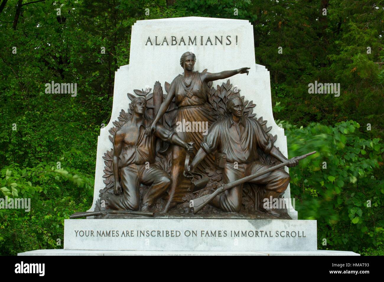 Alabama monument, gettysburg hi-res stock photography and images - Alamy