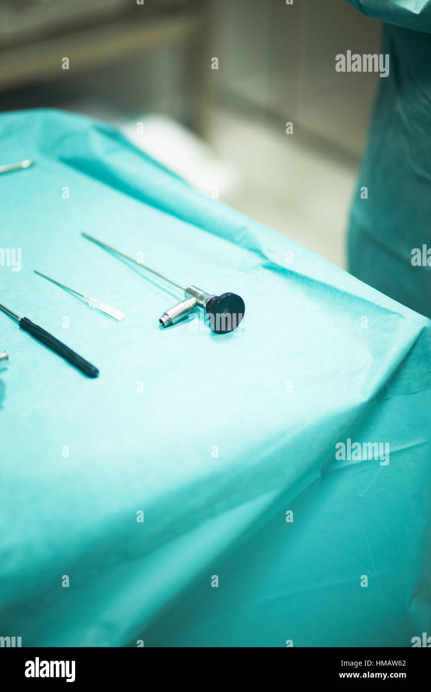 Surgery instrumentation in emergency room operating theater operation ...