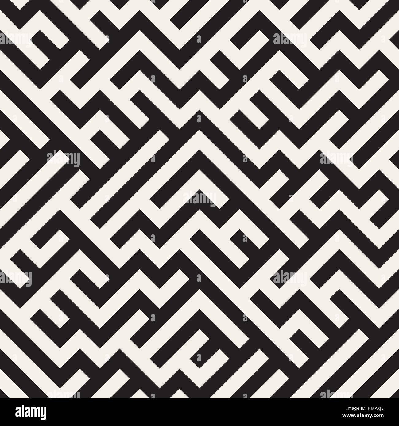 Irregular Maze Line. Abstract Geometric Background Design. Vector ...