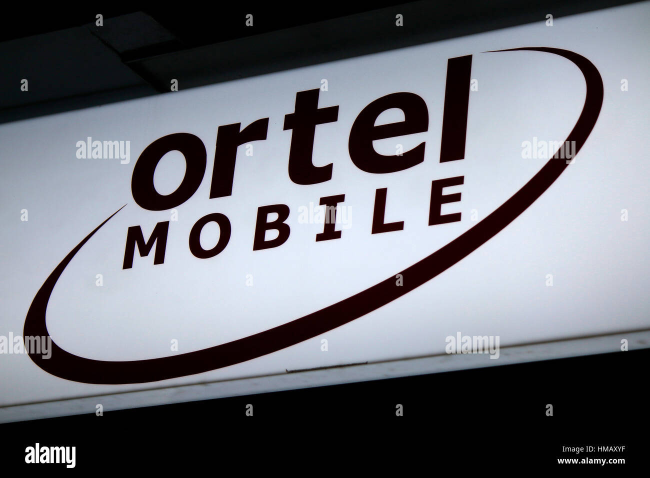 Ortel ortel mobile logo hi-res stock photography and images - Alamy