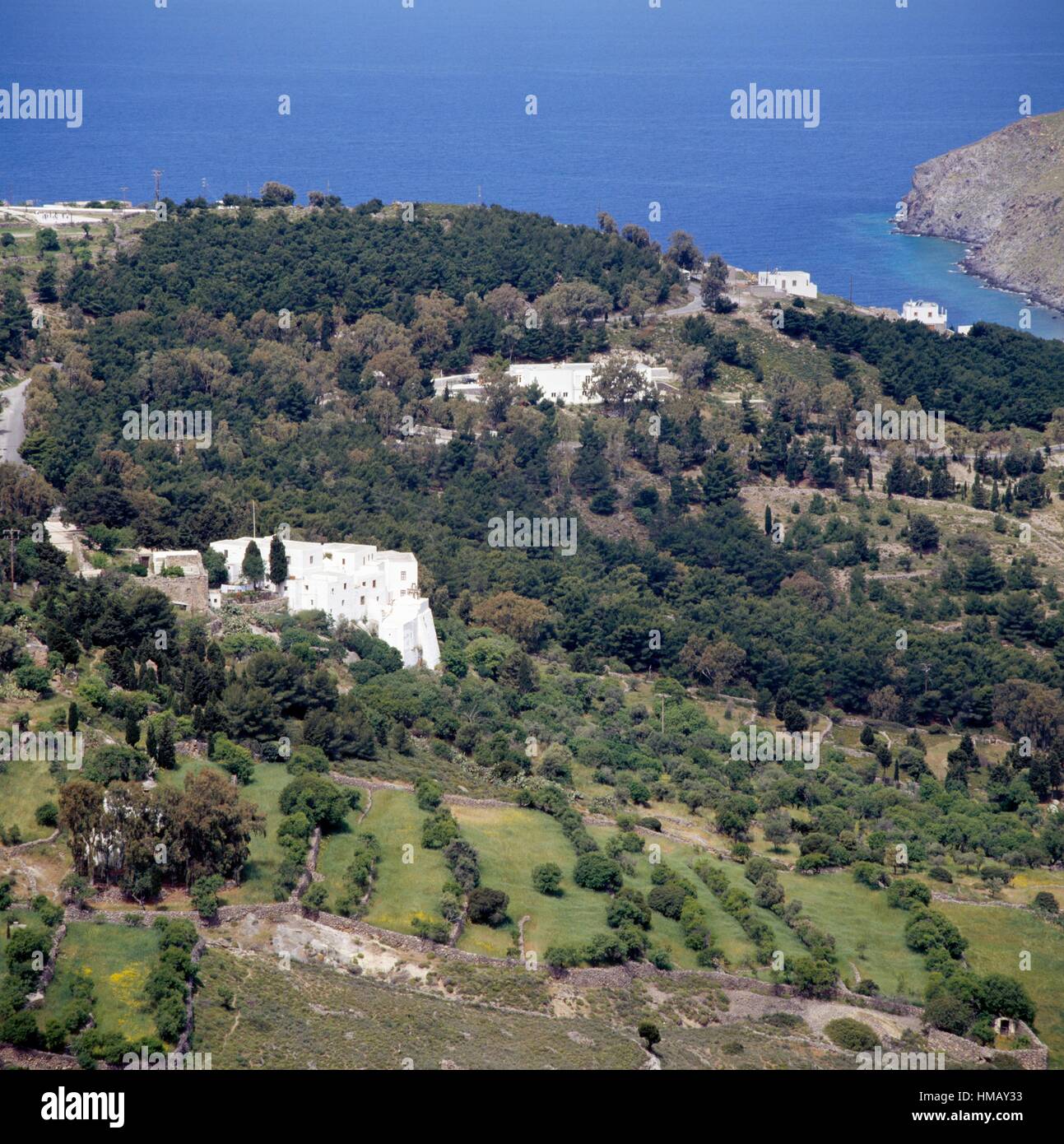 Patmos cave of the apocalypse hi-res stock photography and images - Alamy