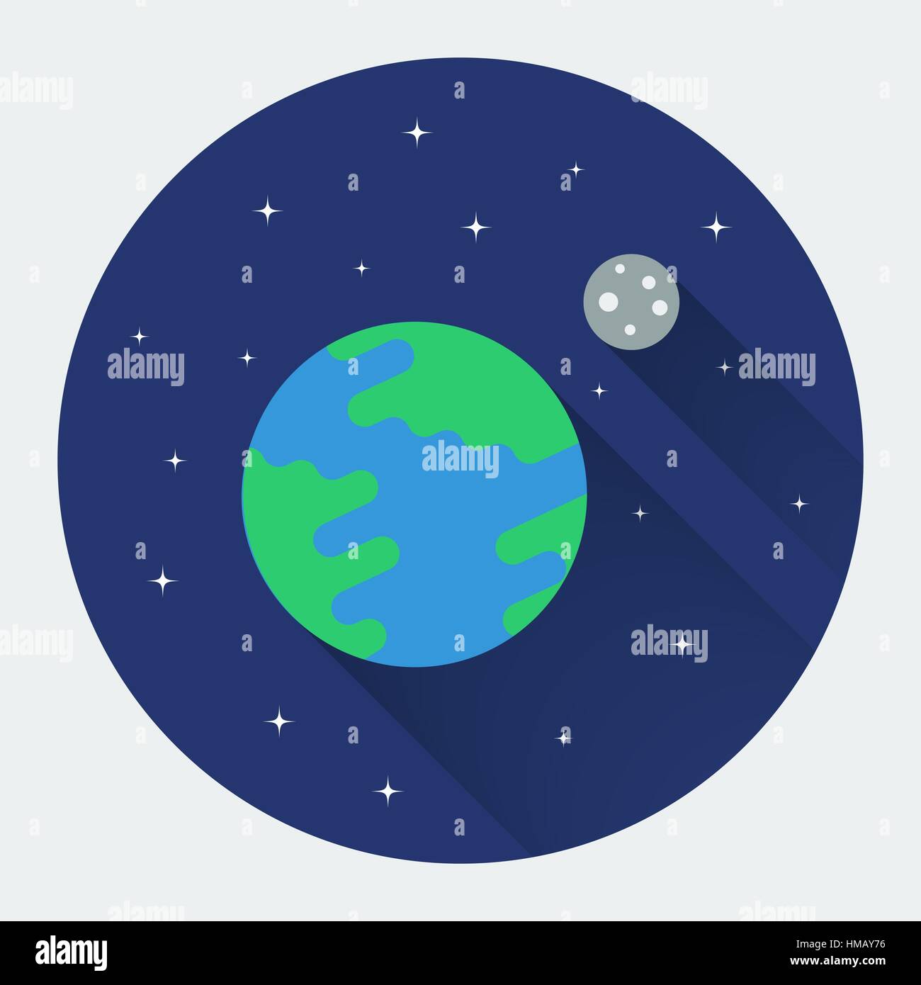 Moon and planetary science Stock Vector Images - Alamy