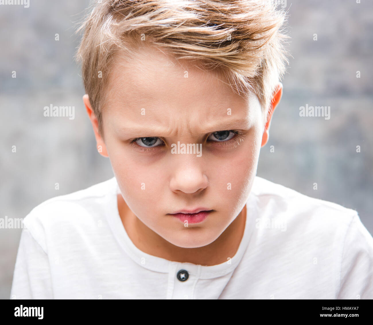 Cute boy portrait Stock Photo - Alamy