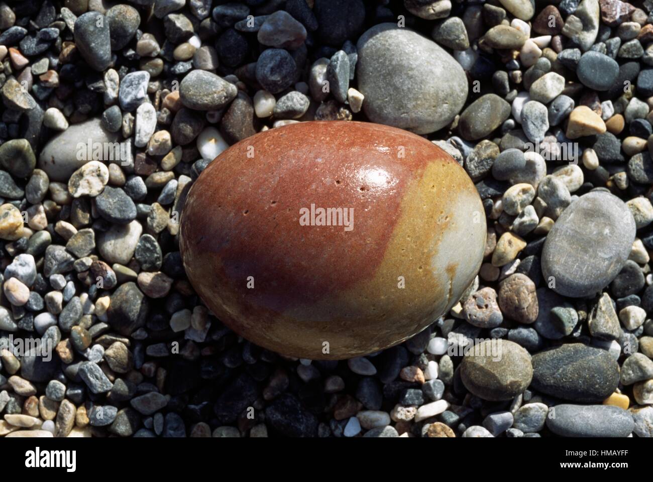 Mottled coloured rock, Paleochora, Crete, Greece Stock Photo - Alamy