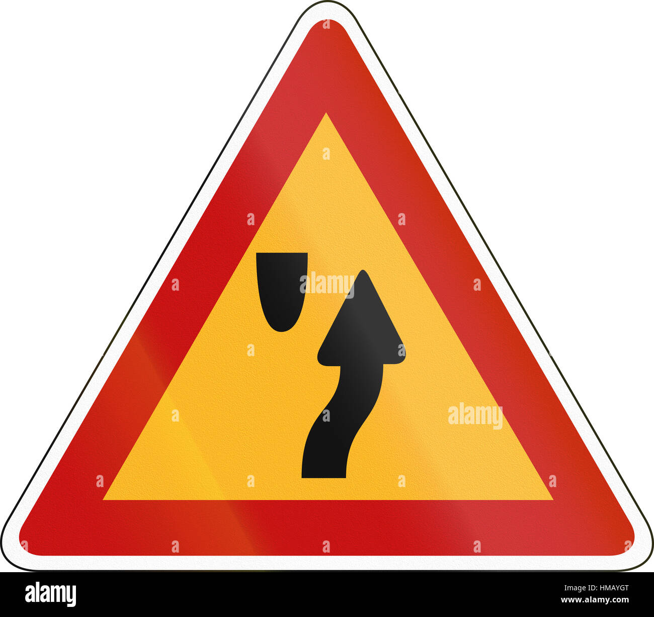Bumpy Road Sign Korea