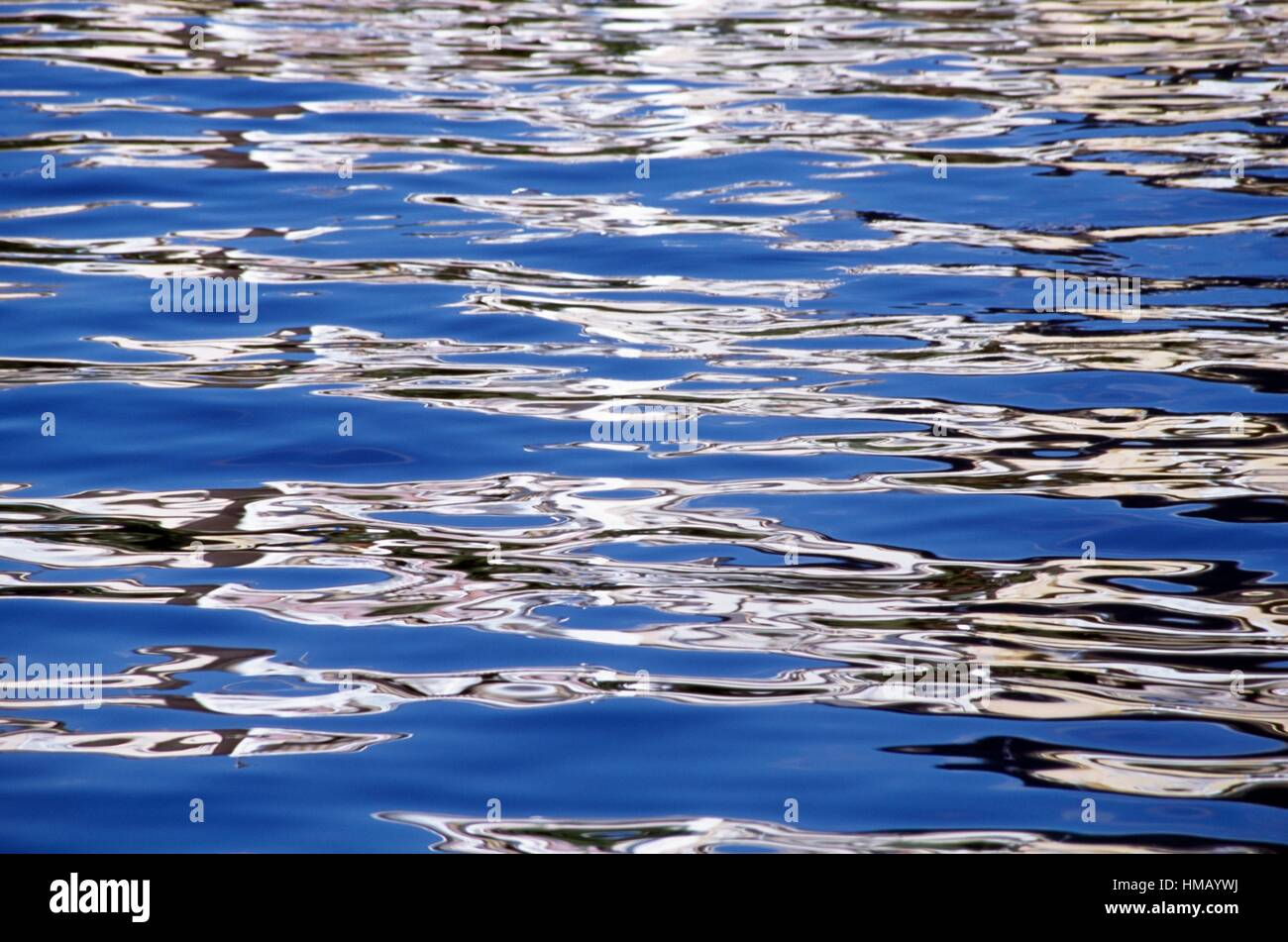 Light reflecting off the sea, Greece Stock Photo - Alamy
