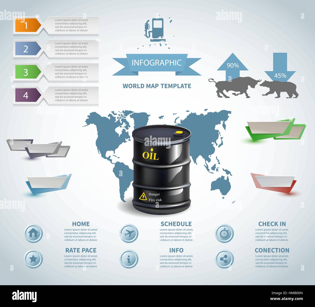 Oil chart international hi-res stock photography and images - Alamy