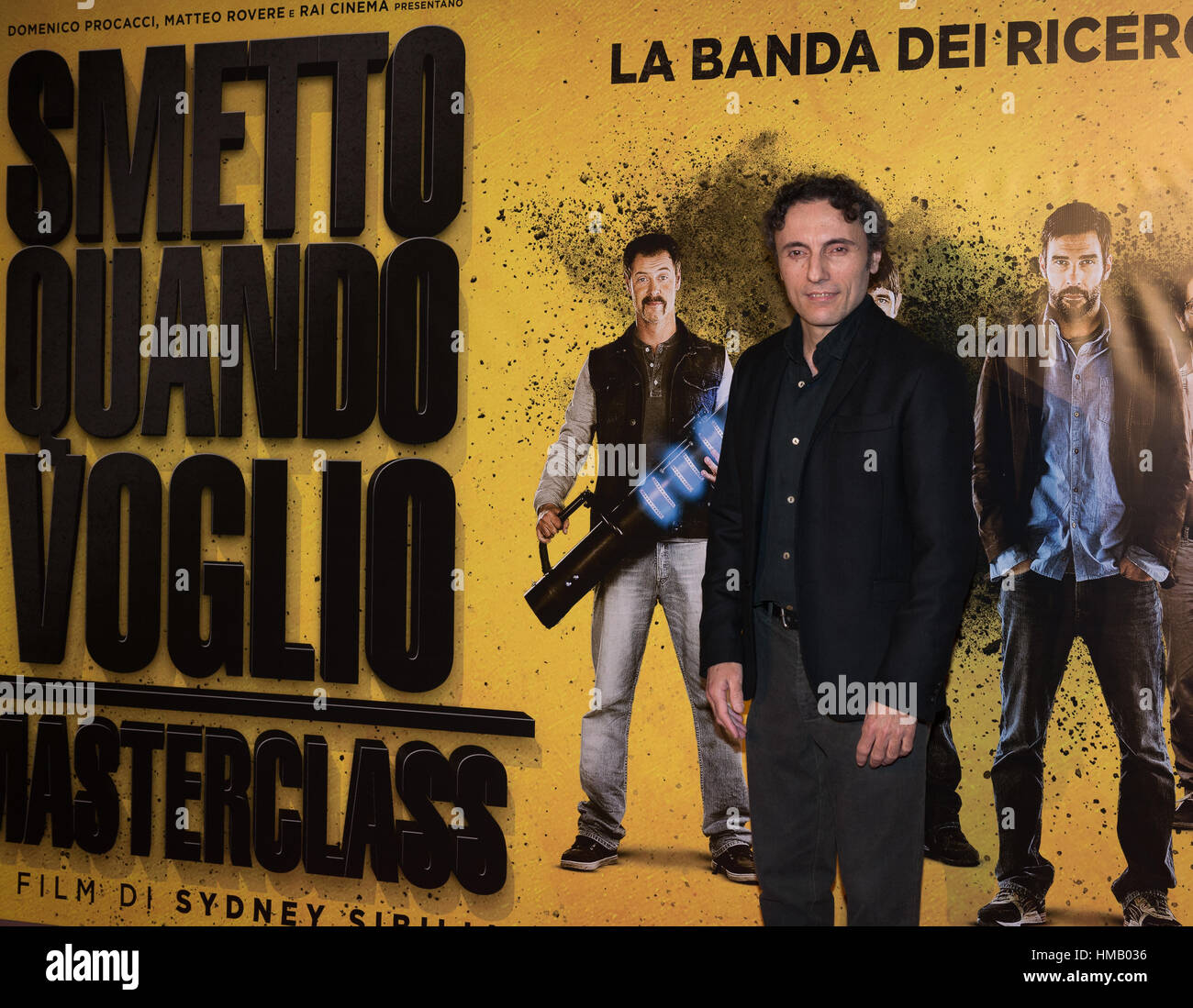 Rome, Italy. 31st Jan, 2017. Valerio Aprea attends a Red Carpet for ...