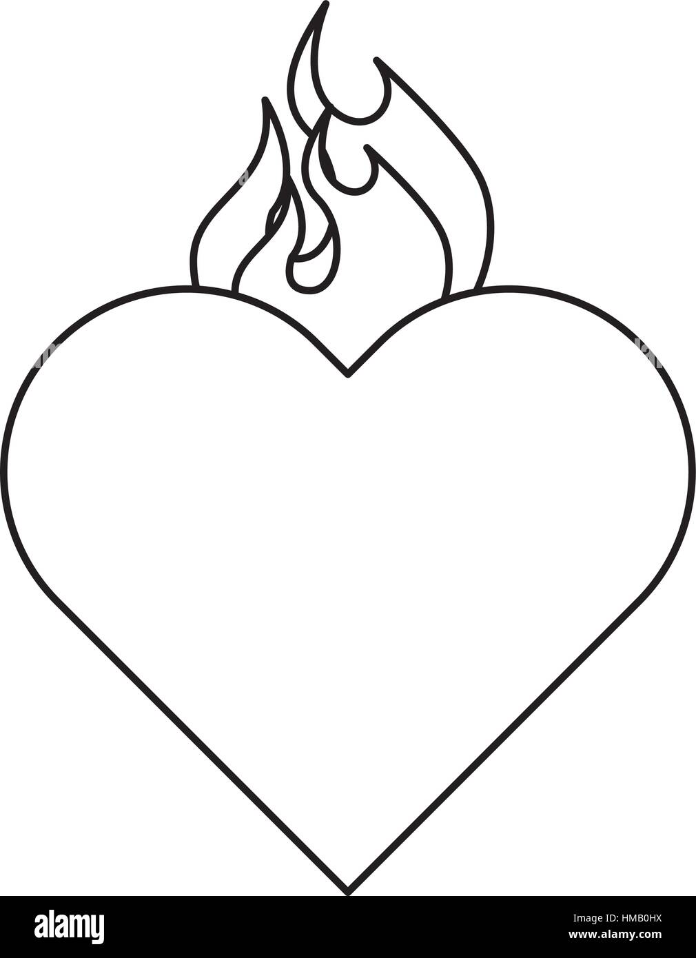 sacred Heart of Jesus vector illustration design Stock Vector Image ...