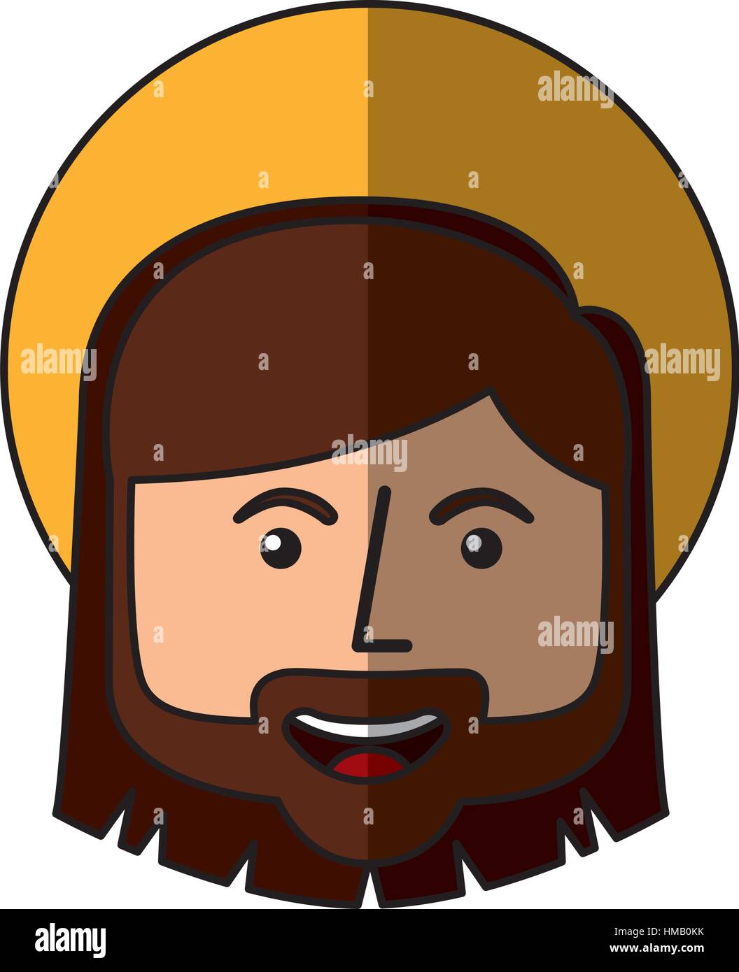 jesuschrist avatar character icon vector illustration design Stock ...