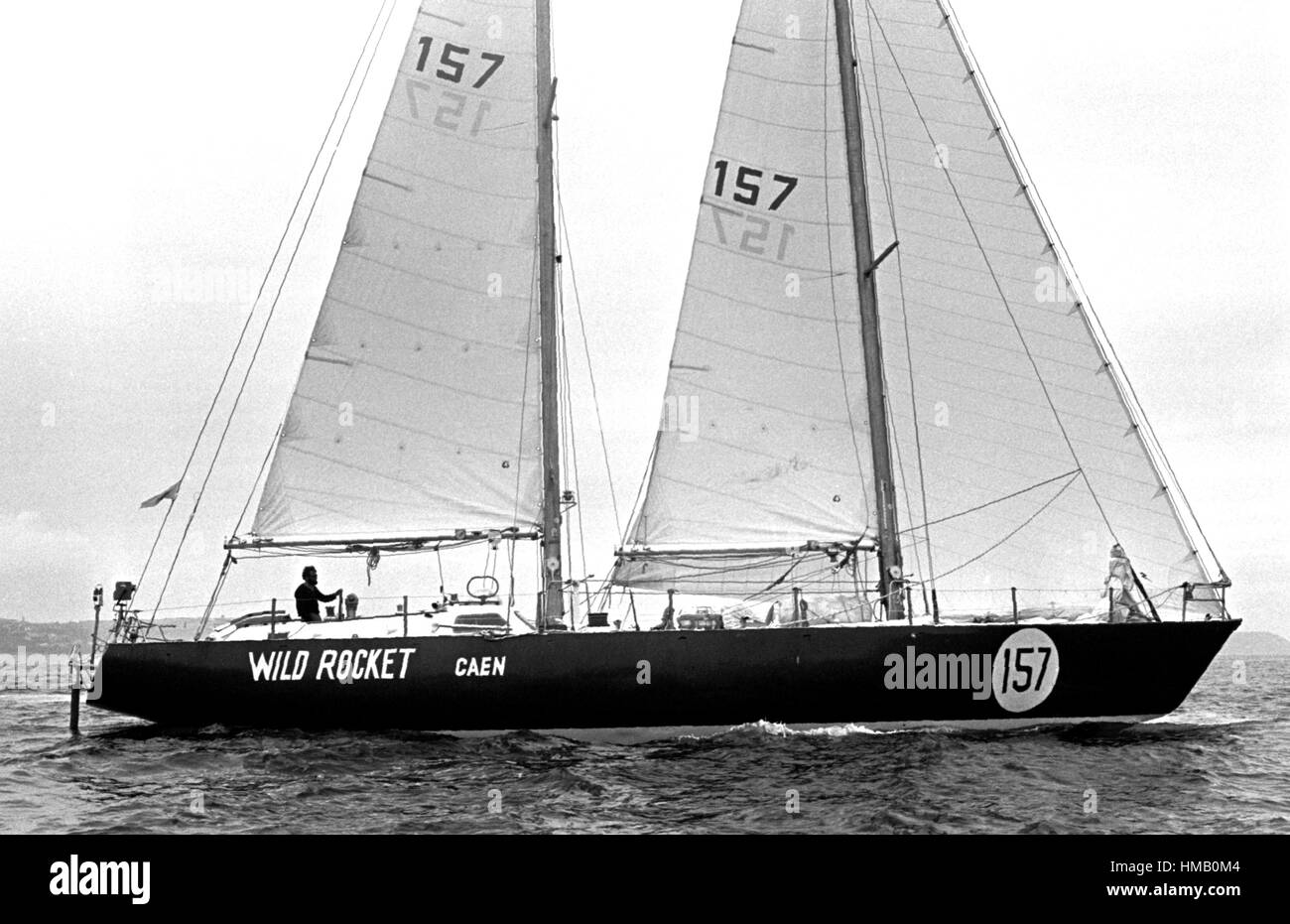 Yacht 1976 France Black and White Stock Photos & Images - Alamy