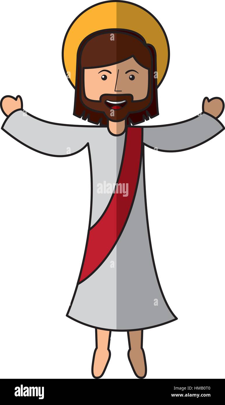 jesuschrist avatar character icon vector illustration design Stock ...