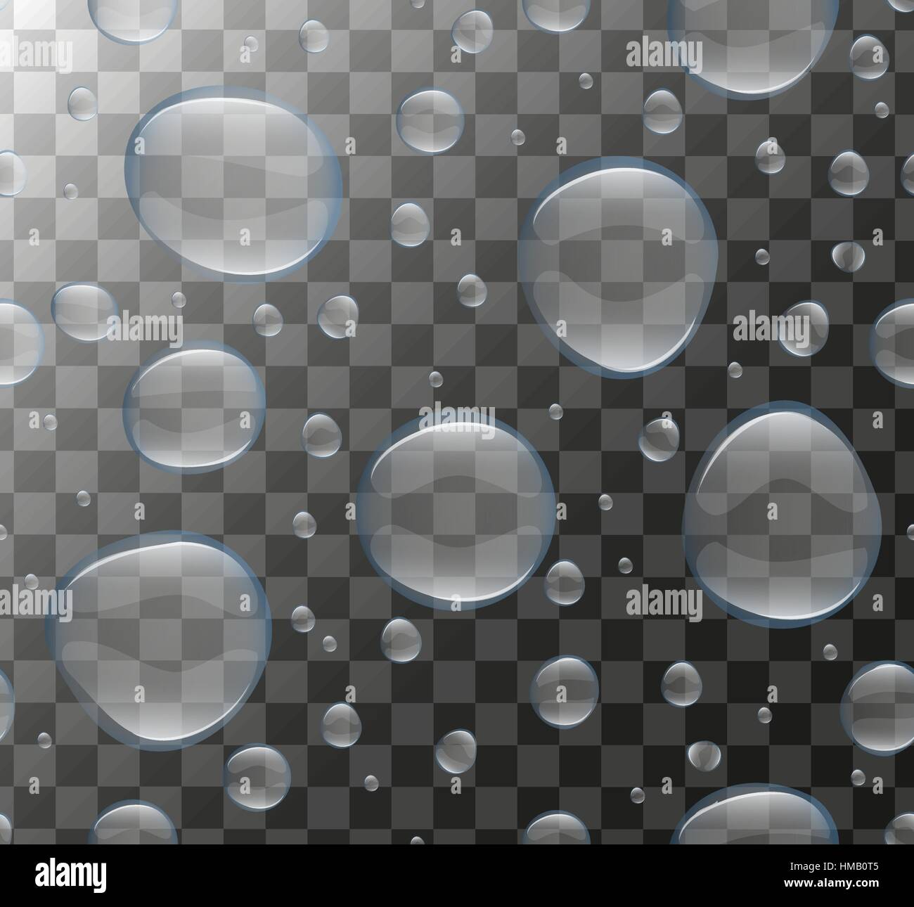 Realistic Transparent water bubbles. 3d set soap , drop, droplets ...