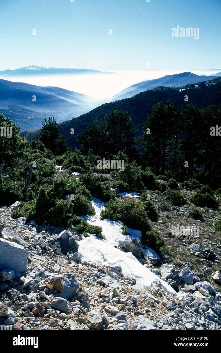 Landscape on Mount Falakro Oros, Eastern Macedonia and Thrace, Greece ...