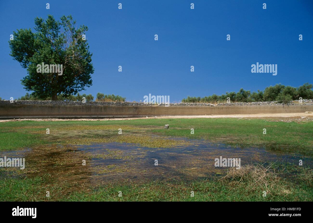 Ruins of an ancient cistern, Itilo, Peloponnese, Greece Stock Photo - Alamy