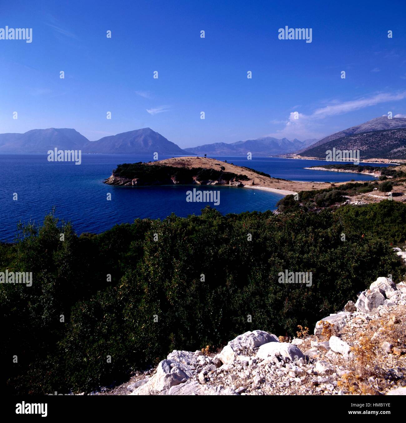 The coast near Astakos, Western Greece, Greece Stock Photo - Alamy