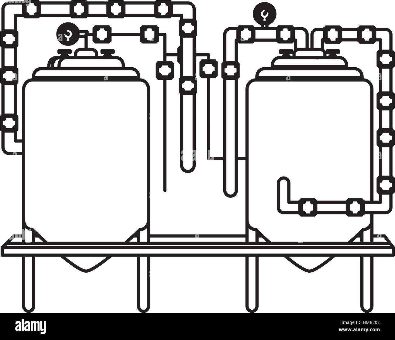 figure beer tanks icon image design, vector illustration Stock Vector ...
