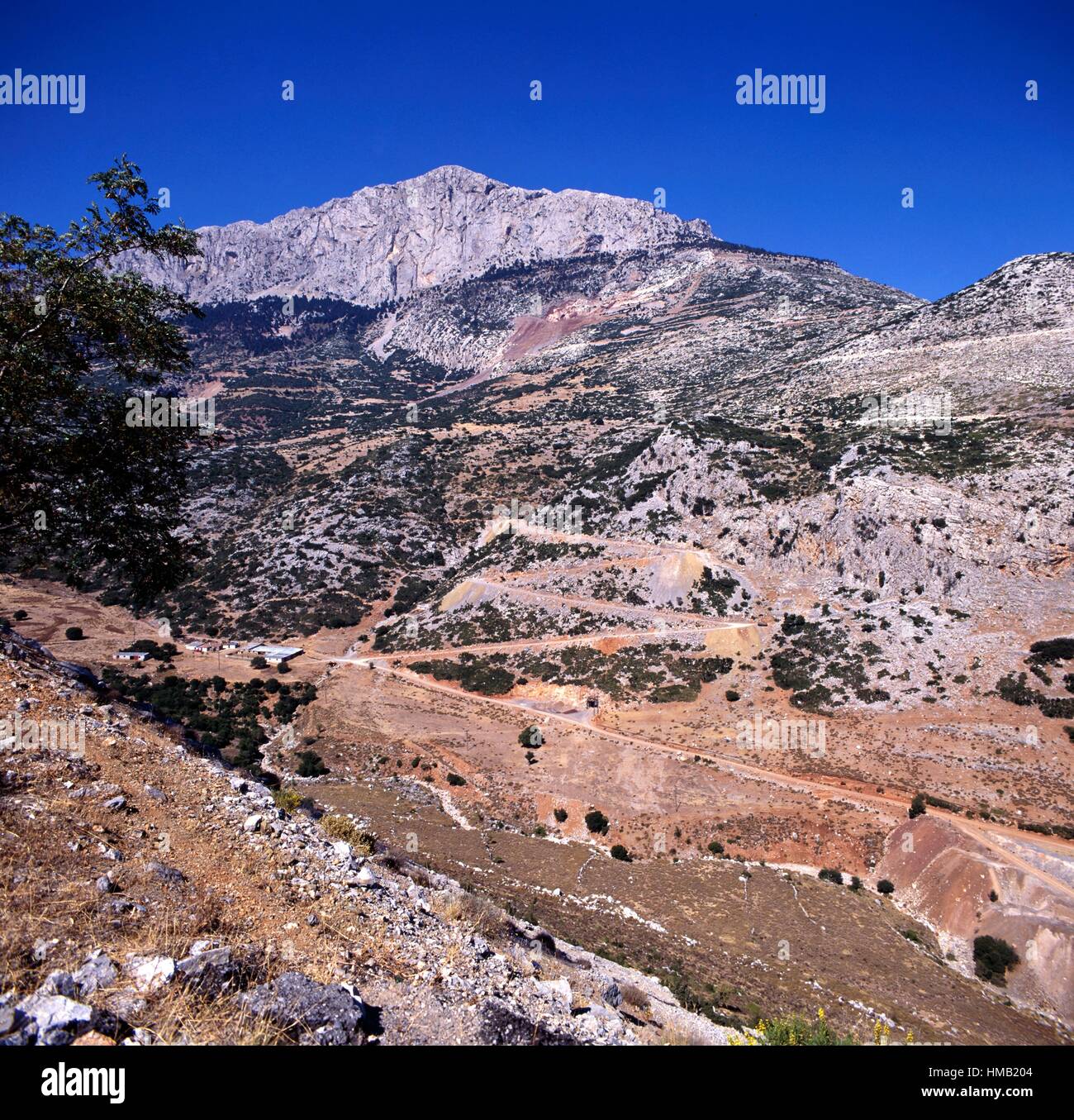 Mount Parnassus and its surrounding trails, Delphi, Phocis, Central ...