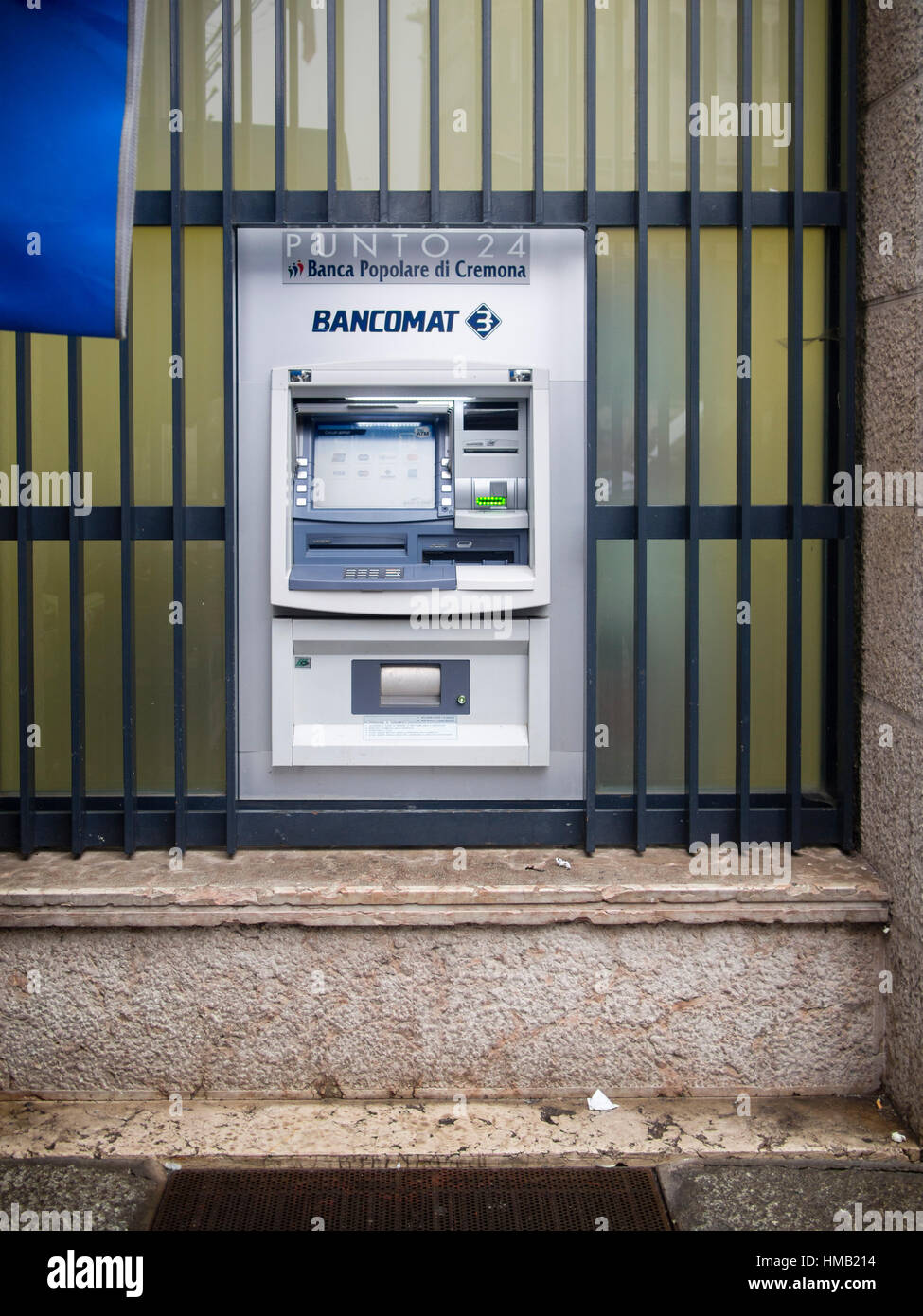 ATM Bancomat cashier self machine in Lombardy, Italy Stock Photo - Alamy