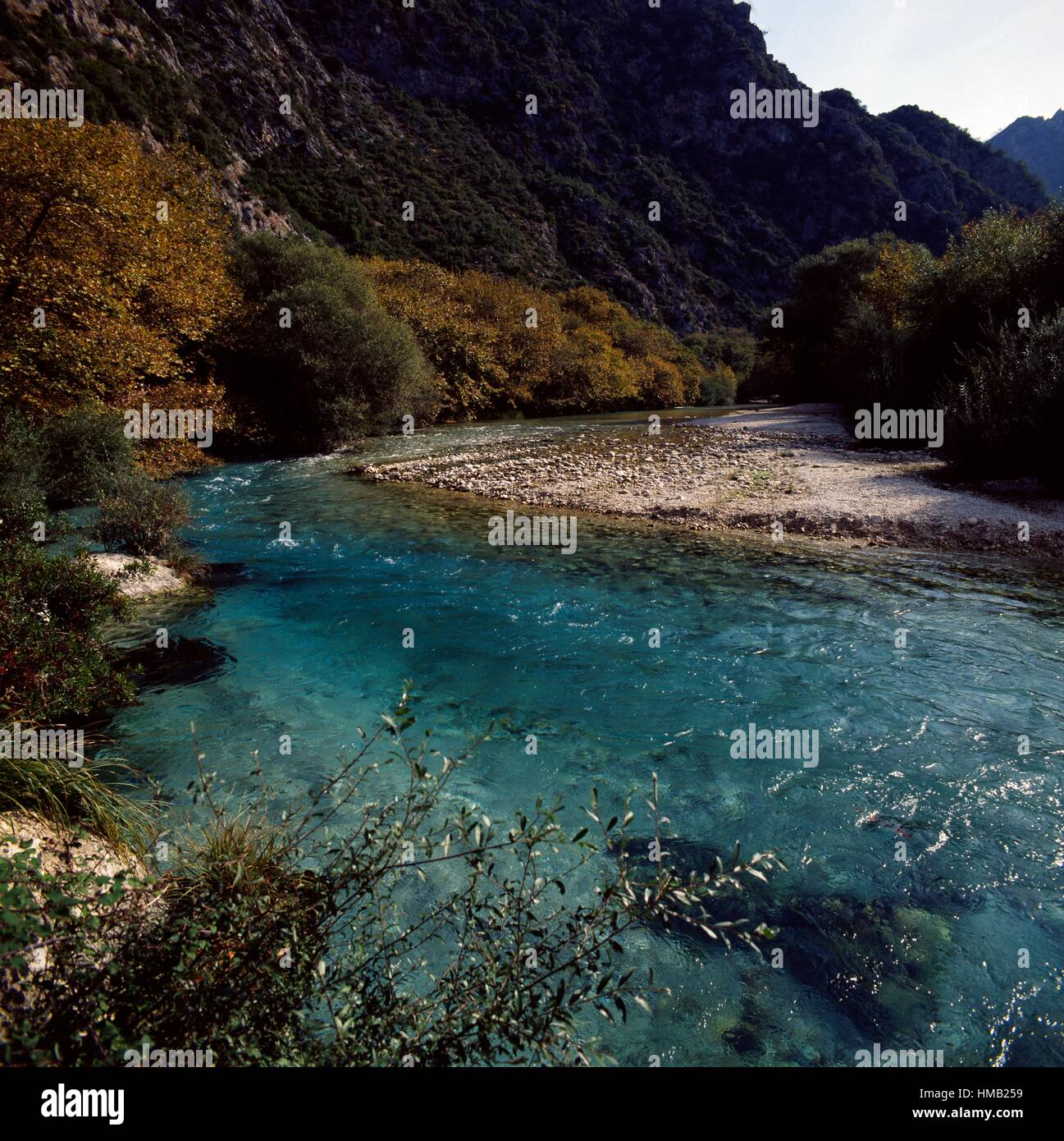 The Acheron river, Epirus, Greece Stock Photo - Alamy