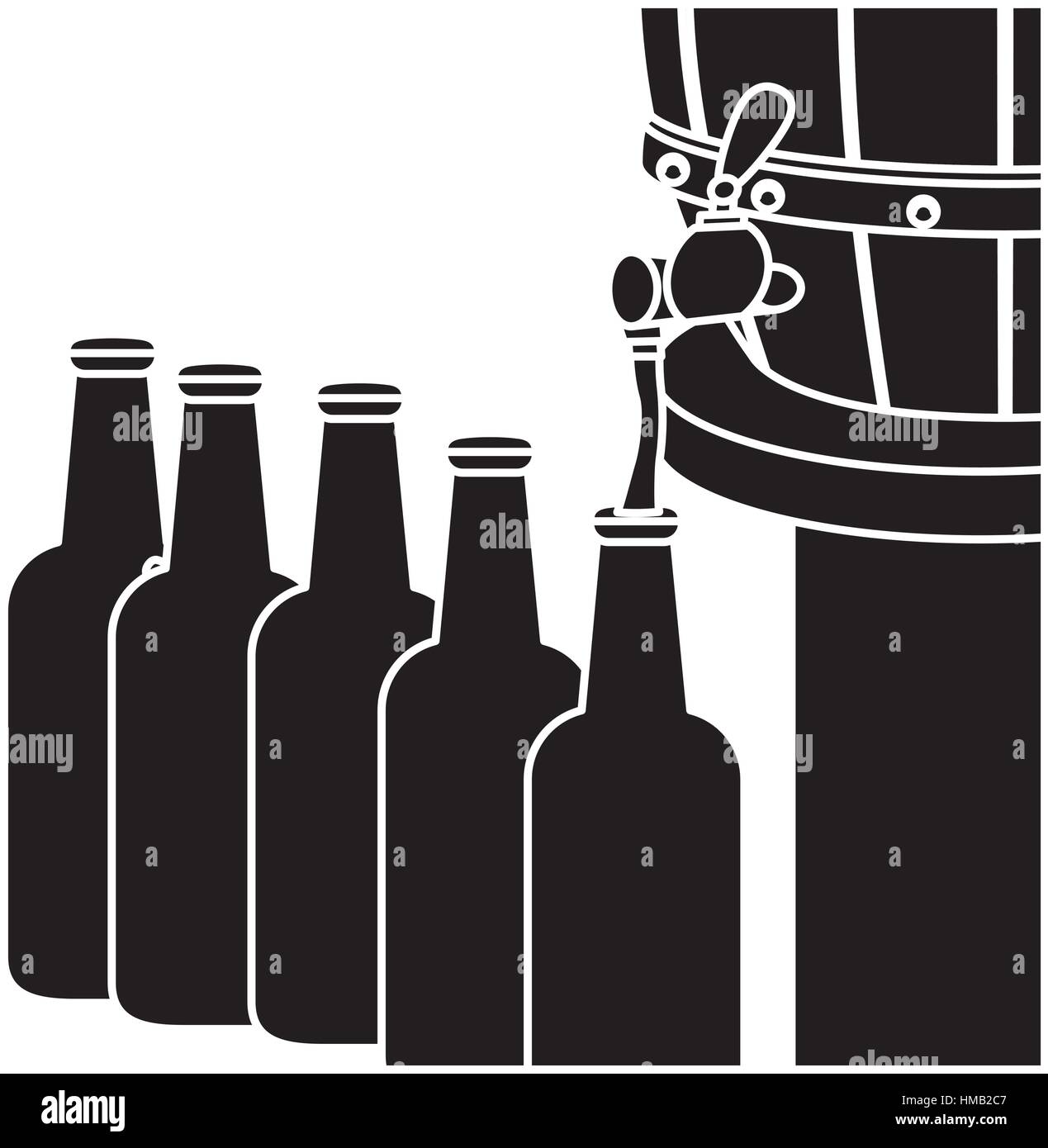 Filling up mug Stock Vector Images - Alamy